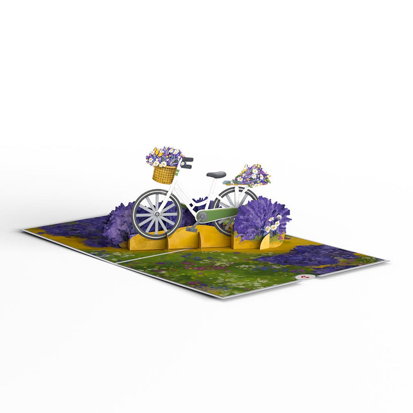 Lavender Bicycle Pop-Up Card – Lovepop