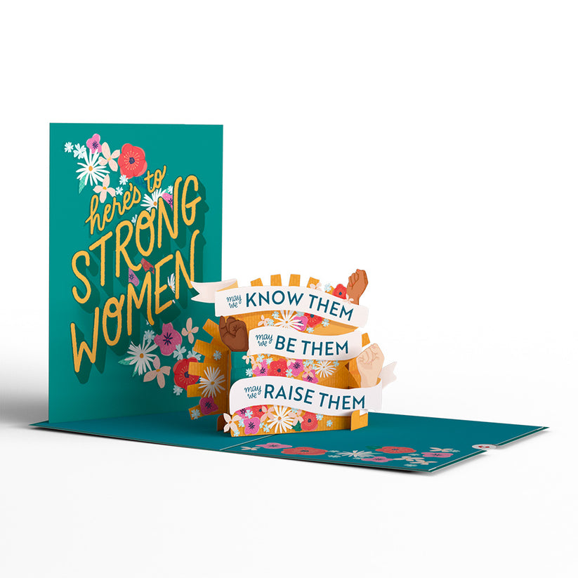 Here's to Strong Women Pop-Up Card – Lovepop