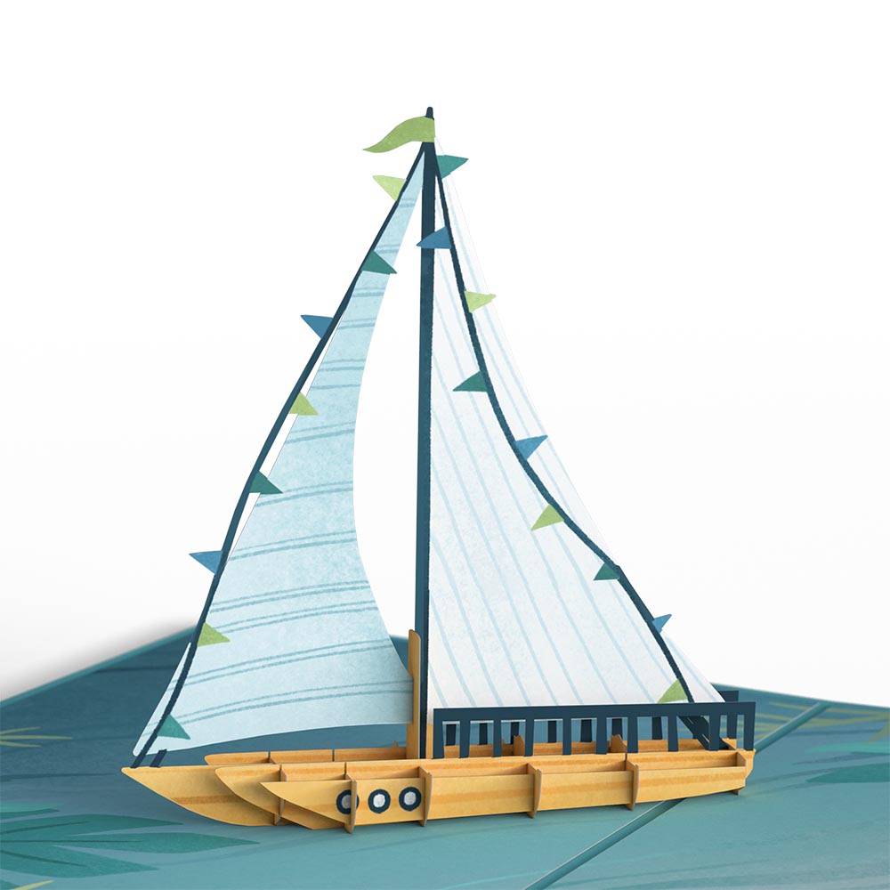 Boat Themed Father's Day Card | Tropical Father's Day Card | Lovepop