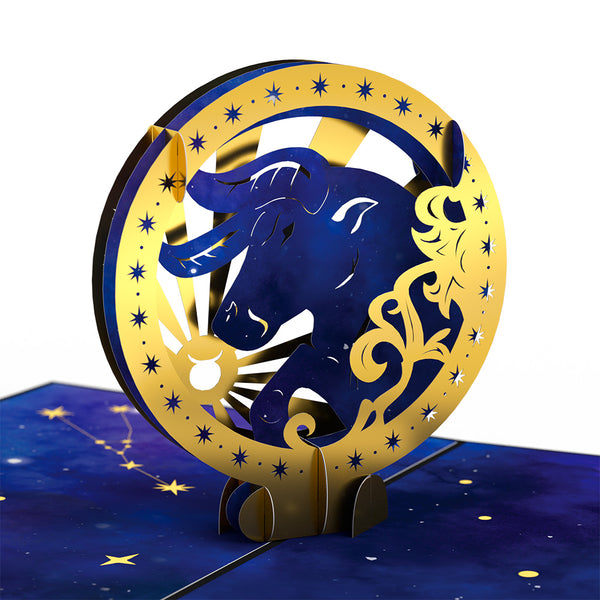 Taurus Zodiac Birthday Pop-Up Card – Lovepop