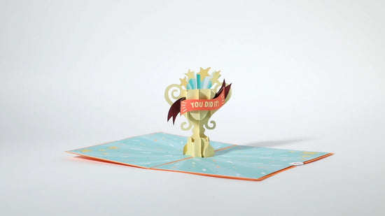 Congrats Trophy Pop-Up Card – Lovepop