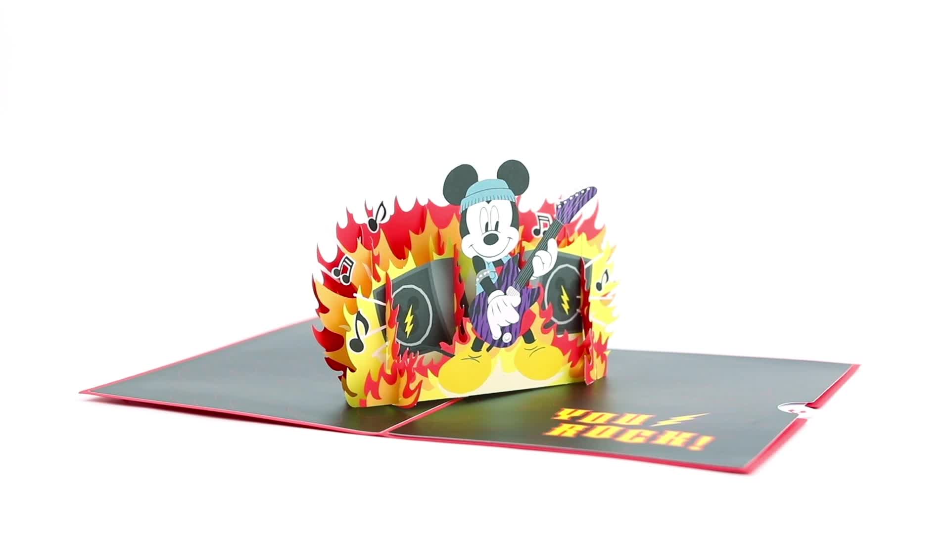 Disney's Mickey Mouse You Rock! Pop-Up Card – Lovepop