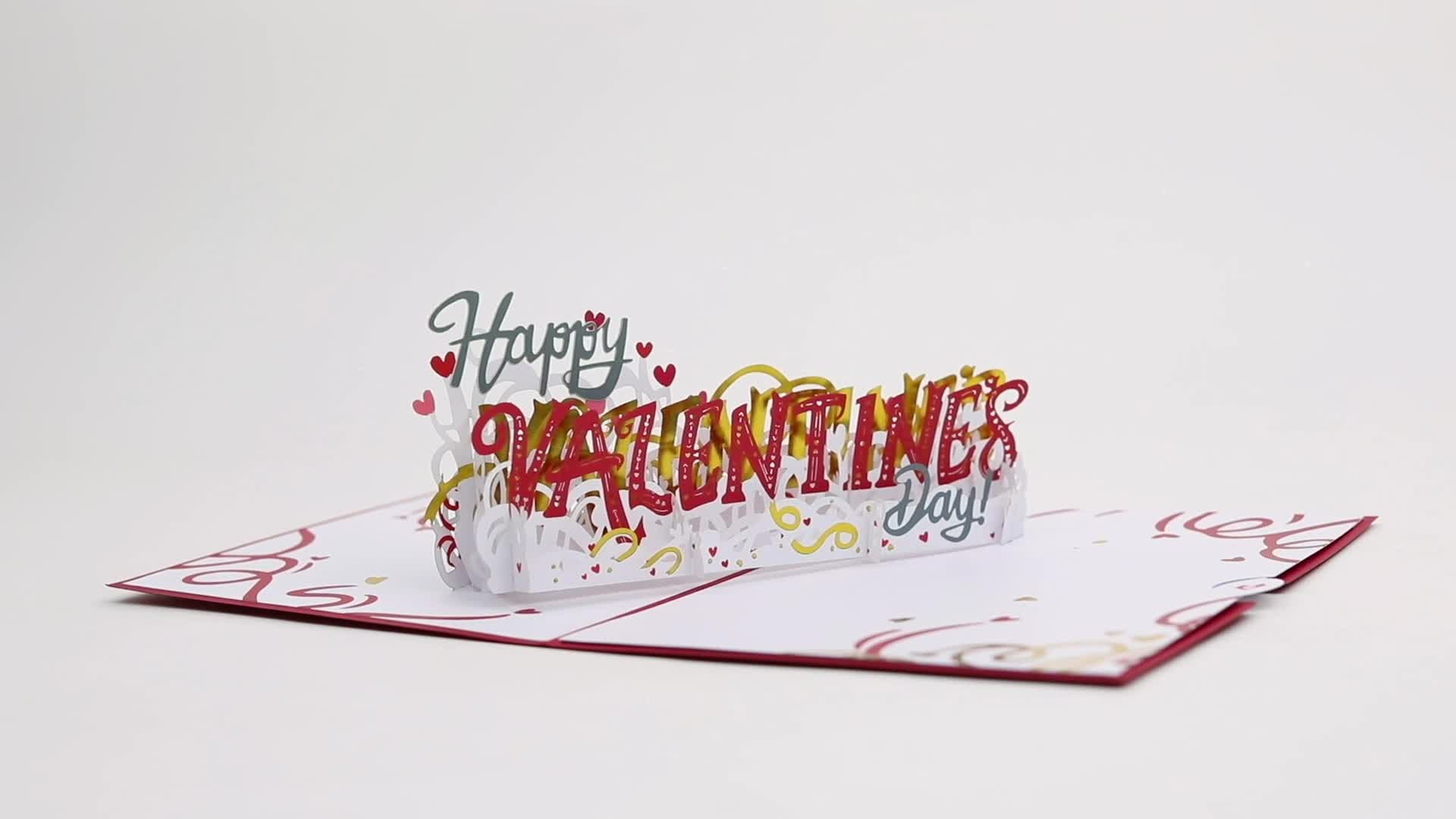 Card That Says Happy Valentine's Day | Lovepop