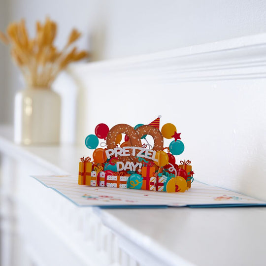The Office Pretzel Day Birthday Pop-Up Card – Lovepop