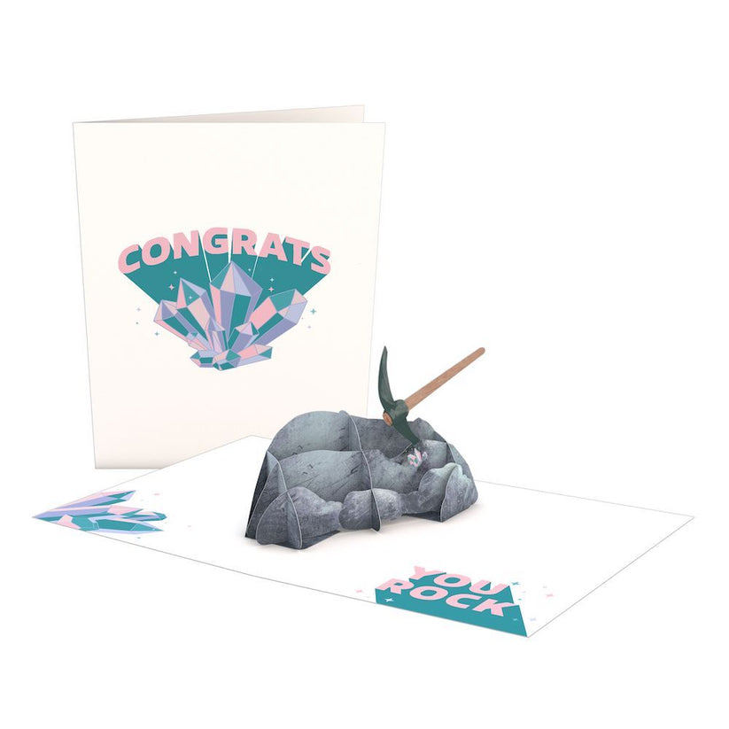 Congrats You Rock: Paperpop Card® – Lovepop
