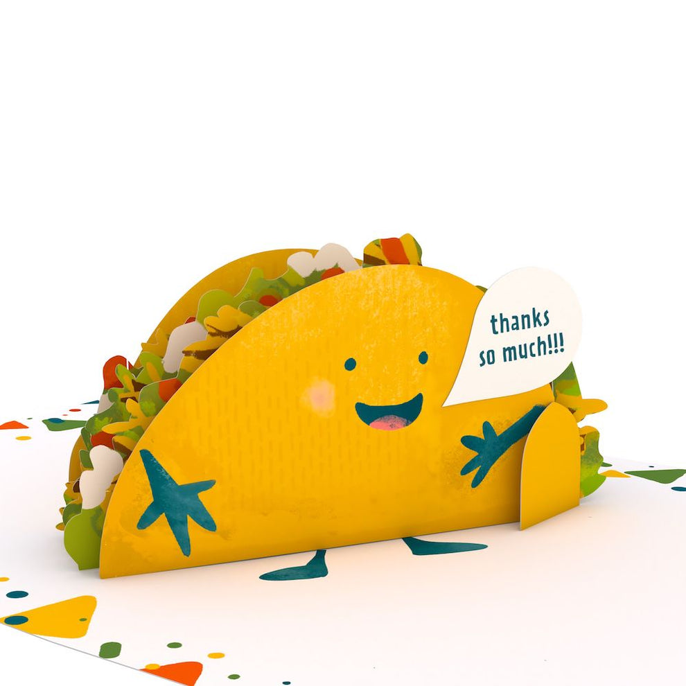 Thank You Taco Card | Taco Thank You Card | Lovepop